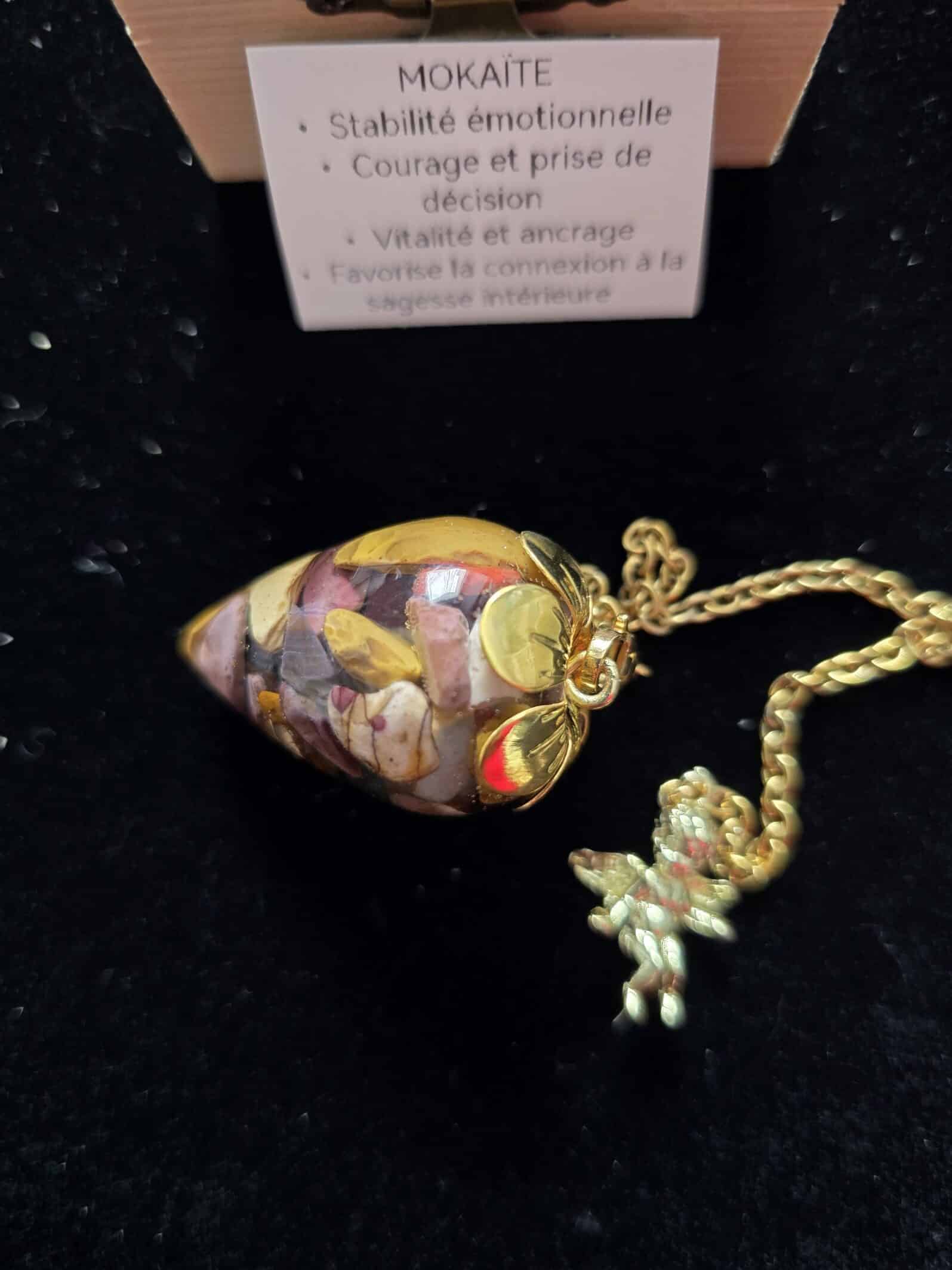 Pendule en Mokaïte - La Boutique Esotérique et Spirituelle de Cathy ...